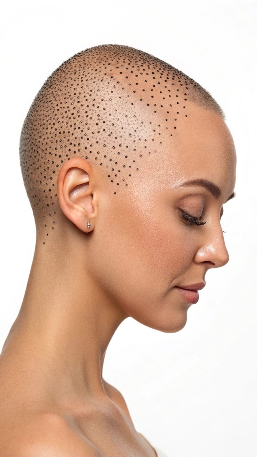 25 Badass & Beautiful Head Tattoo Ideas for Women: From Delicate to ...