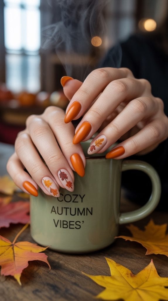 17 Stunning Almond-Shaped Fall Nails for an Elegant & Elongated Look ...