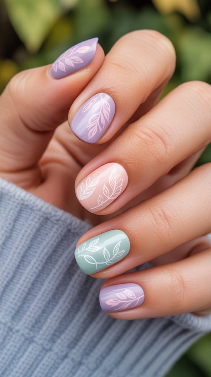 20+ Stunning Fall Nail Designs That Feature Leaves - Faculty of Fashion