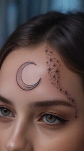 15 Unique Forehead Tattoos for Women – Symbolic & Beautiful Art ...