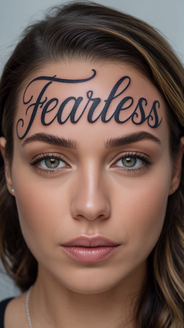 15 Unique Forehead Tattoos for Women – Symbolic & Beautiful Art ...